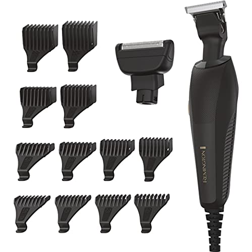 Remington Ultimate Precision Haircut Kit Powered Hair Clipper, 6"x4"x2", Black