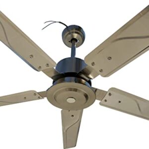 Outdoor Solar Stainless Steel Ceiling Fan with Remote Control