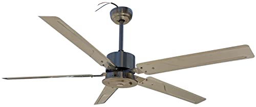 Outdoor Solar Stainless Steel Ceiling Fan with Remote Control