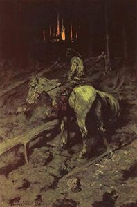 frederic remington – apache fire signal art print