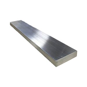 remington industries 0.50x1.0flt6061t6511-4 1/2″ x 1″ aluminum flat bar, 6061 general purpose plate, 4″ length, t6511 mill stock, extruded, 0.50″ diameter