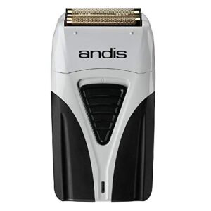 andis profoil lithium plus titanium foil shaver 17200, black/gray, 1 count