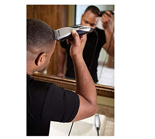 Andis 24565 Professional Promotor Electric Corded Hair Clipper & Beard Trimmer – Adjustable T-Blade Built With Stainless Carbon Steel, High-Speed Rotary Motor With Less Noise - 27 Piece Kit, Grey