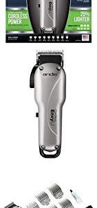 Andis 73000 Envy Li Cordless Clipper - Rechargeable Hair Trimmer - Adjustable Blade Clipper, Close Cutting Zero Gapped - Pack of 1, female