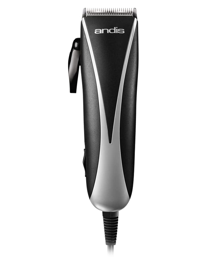 Andis Ultra Clip Adjustable Blade 10-Piece Home Haircut Kit, Black