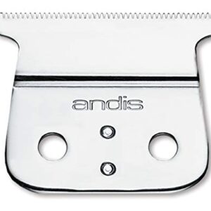 Andis 04535 Cordless T-Outliner Carbon Stainless-Steel Replacement T-Blade – Close & Sharp Cutting, Zero-Gapped, Dependable & Long-Life Blade - Compatible for Andis Model ORL Trimmer, Silver