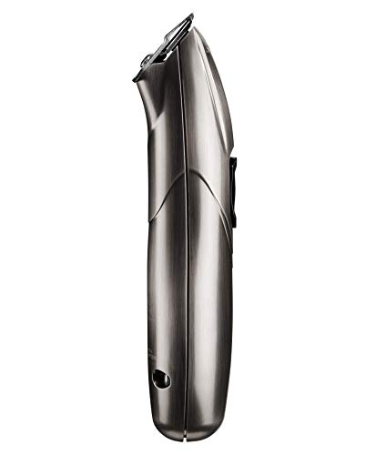 Andis Slimline Pro GTX Lithium-Ion Cordless Wide Blade Trimmer D-8 (32690) - Bundled with a BeauWis Blade Brush