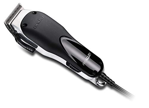 Andis 69100 ProAlloy Adjustable Blade Clipper, Whisper Quiet Performance, Extreme Temperature Reduction, Black/Chrome