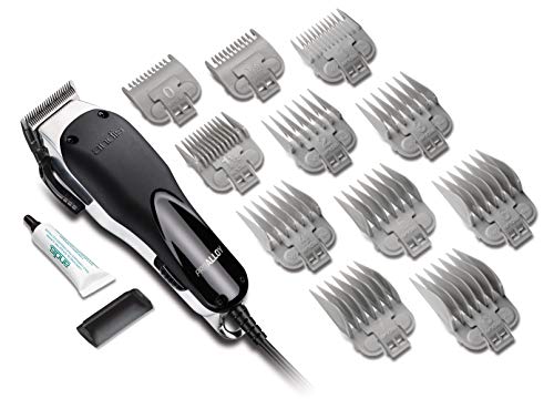 Andis 69100 ProAlloy Adjustable Blade Clipper, Whisper Quiet Performance, Extreme Temperature Reduction, Black/Chrome