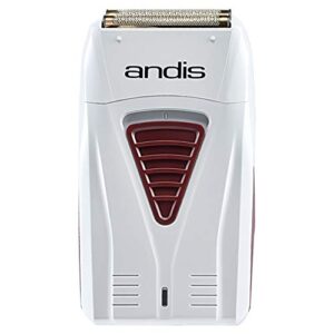 Andis Cordless Mens Long Lasting Lithium Battery Titanium Foil Shaver with Beauwis Blade cleaning Brush