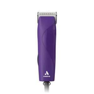 andis 24820 easyclip professional-animal 7-piece detachable ceramic blade clipper kit, purple