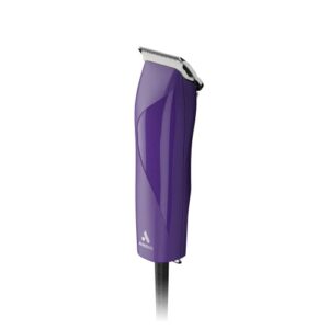 Andis 24820 EasyClip Professional-Animal 7-Piece Detachable Ceramic Blade Clipper Kit, Purple