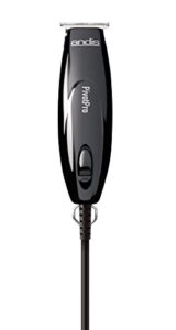 andis 23475 professional pivotpro beard & hair trimmer with carbon steel t-blade – black, pack of 1