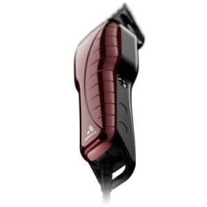 Andis 66680 Professional Envy Hair Clipper – High-Speed Adjustable Carbon-Steel Blade with Powerful Motor, 7200 Cutting Strokes Per Minute, Hanger Loop, Red & Black