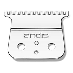 andis 04850 gtx t-outliner stainless steel deep tooth replacement blade for trimmer, carbon steel comfort edge blade – zero gapped – polished (pack of 1)