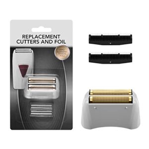 pro shaver replacement foil and cutters compatible with andis profoil lithium foil shaver, golden