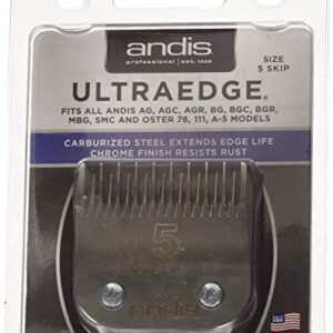 Andis UltraEdge Hair Clipper Blade Size 5 Skip Tooth 64079