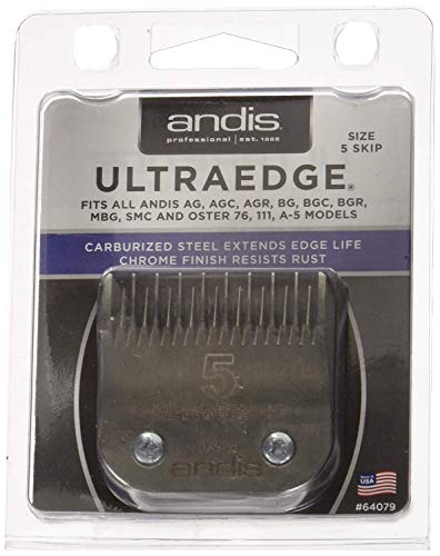 Andis UltraEdge Hair Clipper Blade Size 5 Skip Tooth 64079