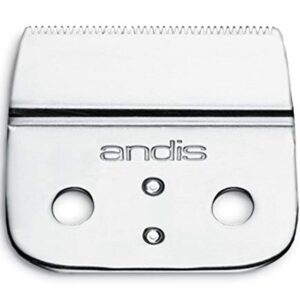 Andis 04604 Outliner II Trimmer Replacement Blade – Made of Stainless and Carbon Steel, Close-Cutting Square Blade, Deep Tooth Blade for Crisp Outlines & Designs - for GO & GTO Trimmers, Silver