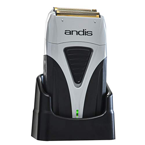 Andis Professional Cordless Profoil Lithium Plus Titanium Foil Shaver (17200) - Bundled with KEPSE Neck Duster