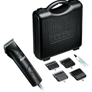 Andis ProClip UltraEdge 1-Speed Detachable Blade Clipper Kit, Professional Animal/Dog Grooming, Black, AGC (22545)