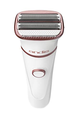 Andis 31015 Close Curves Electric Shaver for Women - Perfect for Legs, Bikini Area & Underarms Hair Removal - Rechargeable Cordless Wet & Dry Shaver, Lightweight - 6 Piece Kit