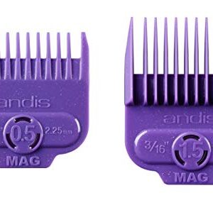 Andis Magnetic Comb Set - Dual Pack 0.5 & 1.5, 1 count