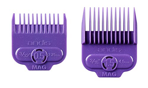 Andis Magnetic Comb Set - Dual Pack 0.5 & 1.5, 1 count