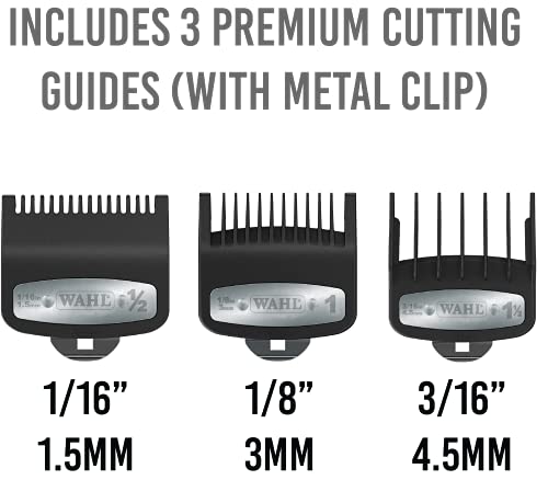 Wahl Professional - 5-Star Series Cordless Senior #8504-400 - 70 Minute Run Time - Includes Weighted Cordless Clipper Charging Stand #3801 - for Professional Barbers and Stylists