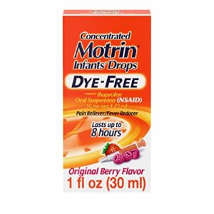 Motrin Infants Concentrated Liquid Medicine Drops with Ibuprofen, Berry, 1 fl. Oz