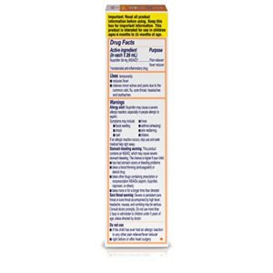 Motrin Infants Concentrated Liquid Medicine Drops with Ibuprofen, Berry, 1 fl. oz