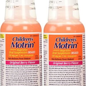 Motrin Child Berry Liq Size 4 Fluid Ounce, Pack of 6