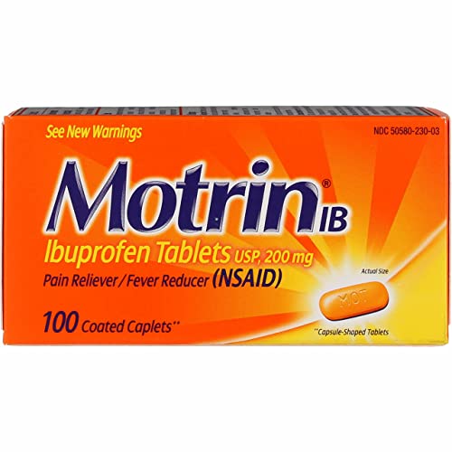 Motrin Ib Caplt Size 100s Motrin Ibuprofen Pain Relief & Fever Reducer