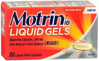 Motrin IB Liquid Gels - 80 ct, Pack of 2