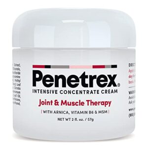 penetrex joint & muscle therapy – 2oz cream – intensive concentrate for joint and muscle recovery, premium formula with arnica, vitamin b6 and msm provides relief for back, neck, hands, feet