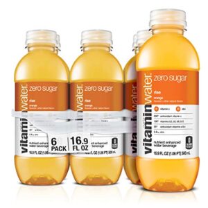 vitaminwater zero rise water, 16.9 fl oz (pack of 6)