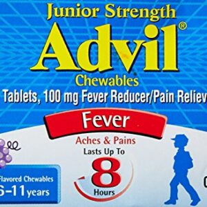 Advil Junior Strength Pain Reliever - 24 Chewable Tablets