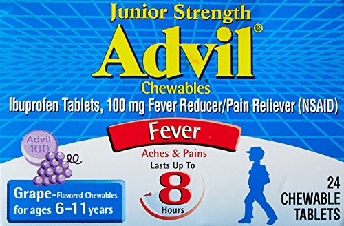 Advil Junior Strength Pain Reliever - 24 Chewable Tablets