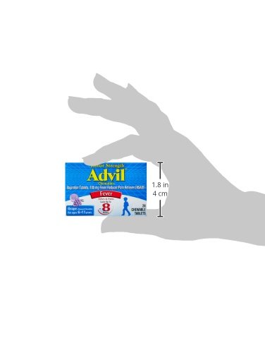 Advil Junior Strength Pain Reliever - 24 Chewable Tablets