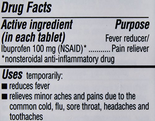 Advil Junior Strength Pain Reliever - 24 Chewable Tablets