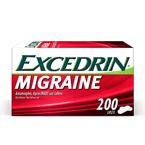 Excedrin Migraine Relief Caplets to Alleviate Migraine Symptoms - 200 Count