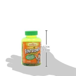 Flintstones Gummies Kids Vitamins with Immunity Support*, Kids and Toddler Multivitamin with Vitamin C, Vitamin D, B12, Zinc & more, Orange 150ct