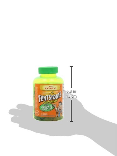 Flintstones Gummies Kids Vitamins with Immunity Support*, Kids and Toddler Multivitamin with Vitamin C, Vitamin D, B12, Zinc & more, Orange 150ct