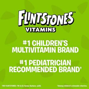 Flintstones Gummies Kids Vitamins with Immunity Support*, Kids and Toddler Multivitamin with Vitamin C, Vitamin D, B12, Zinc & more, Orange 150ct