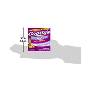 Goody's Extra Strength Headache Powder, Mixed Fruit Blast Flavor Dissolve Packs, 24 Individual Packets, 2 Pack