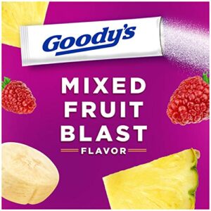 Goody's Extra Strength Headache Powder, Mixed Fruit Blast Flavor Dissolve Packs, 24 Individual Packets, 2 Pack