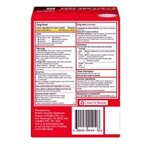 Tylenol Extra Strength Caplets with Acetaminophen, Pain Reliever & Fever Reducer, 2-pack of 50 ct