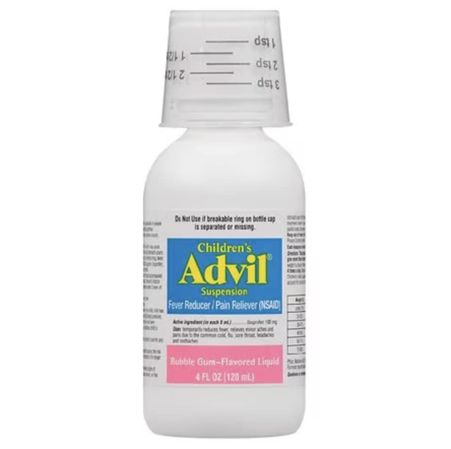 Advil Children's Oral Suspension Flavored Bubble Gum 4 Fl Oz (1-Pack )