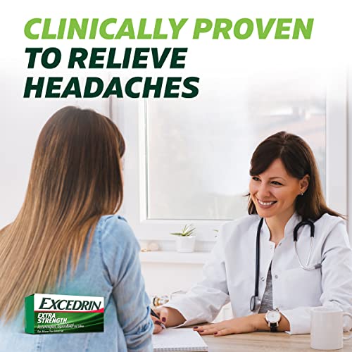 Excedrin Extra Strength Pain Relief Caplets For Headache Relief, Temporarily Relieves Minor Aches And Pains Due To Headache - 200 Count