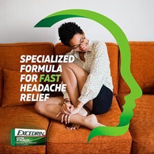 Excedrin Extra Strength Pain Relief Caplets For Headache Relief, Temporarily Relieves Minor Aches And Pains Due To Headache - 200 Count